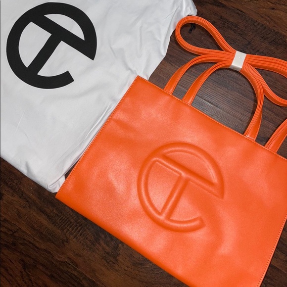 Telfar | Bags | Medium Orange Telfar Bag | Poshmark